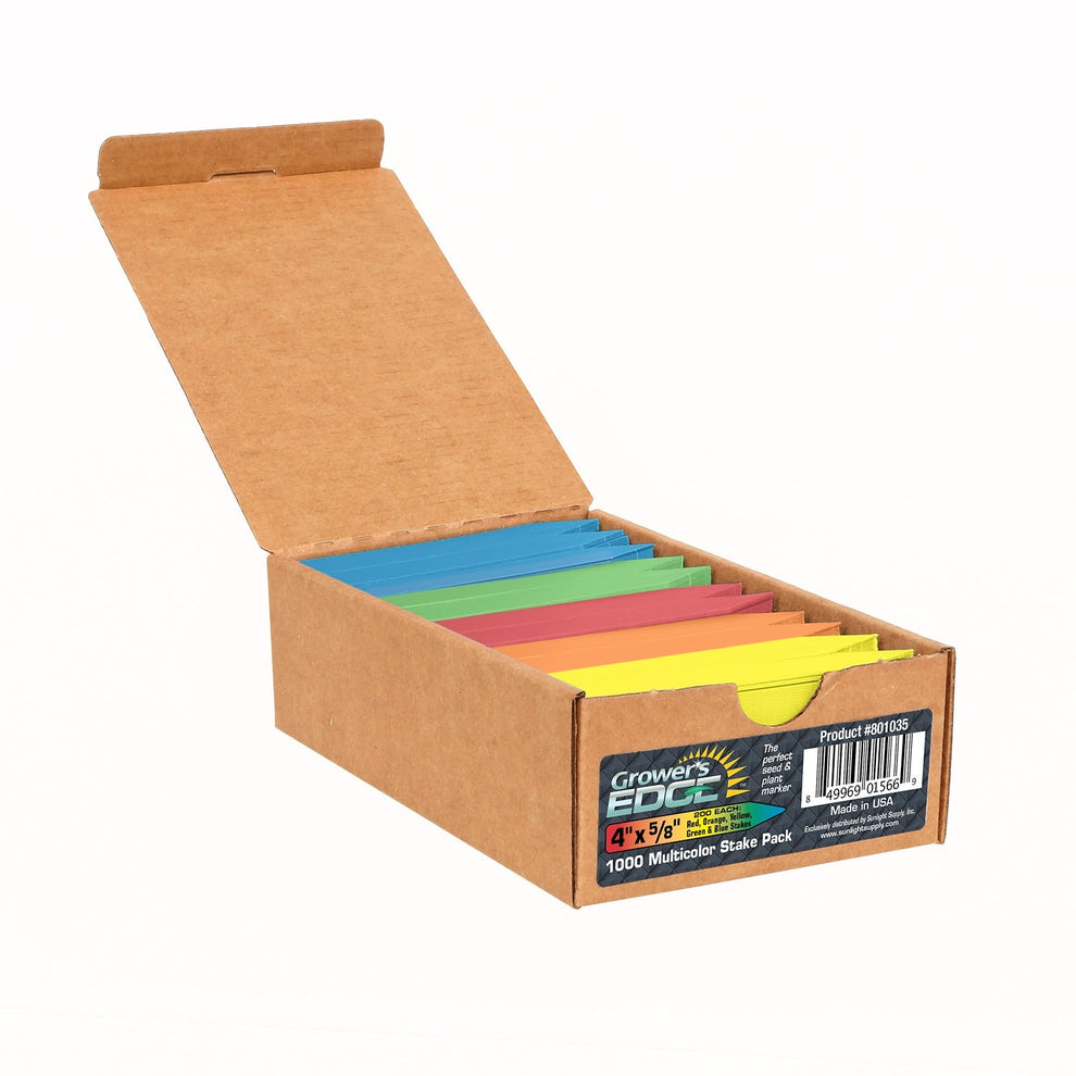 Grower's Edge Plant Stake Labels Multi-Color Pack - Count 1000 ...