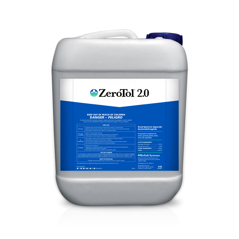 BioSafe Systems ZeroTol 2.0 Algaecide/Bactericide/Fungicide - Rapid ...