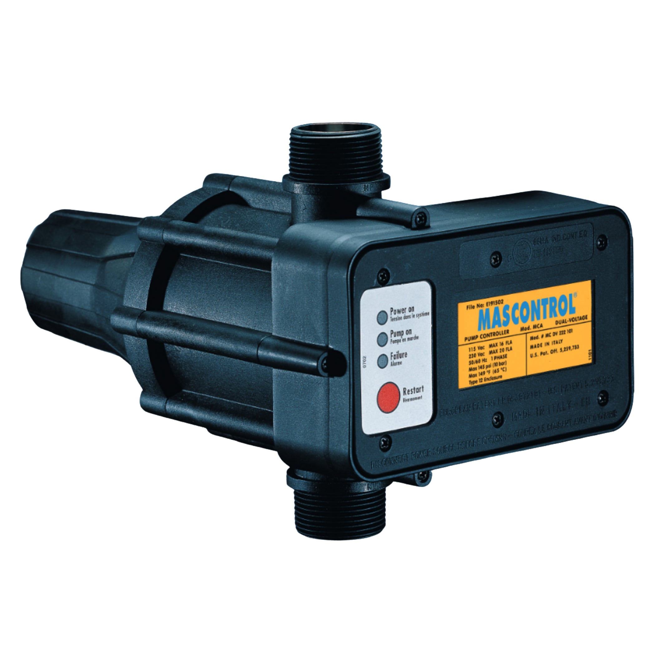 DAB MASCONTROL | Automatic Pump Controller | 115-230V | Run-Dry ...