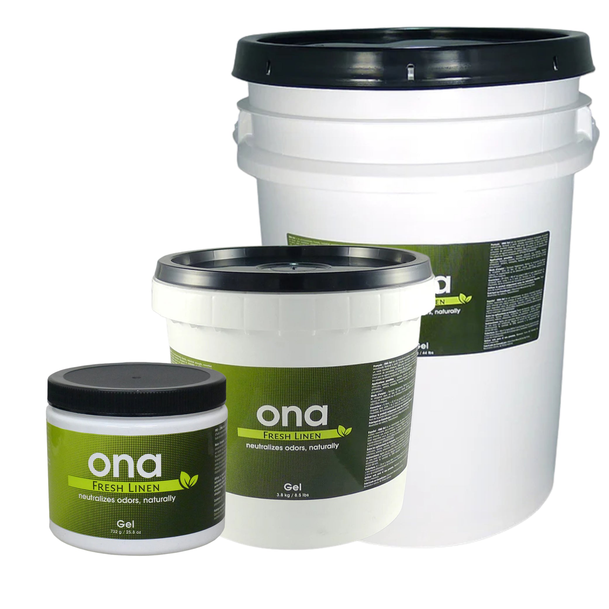 Ona Gel Fresh Linen | Odor Neutralizer Gel | Essential Oil Formula ...
