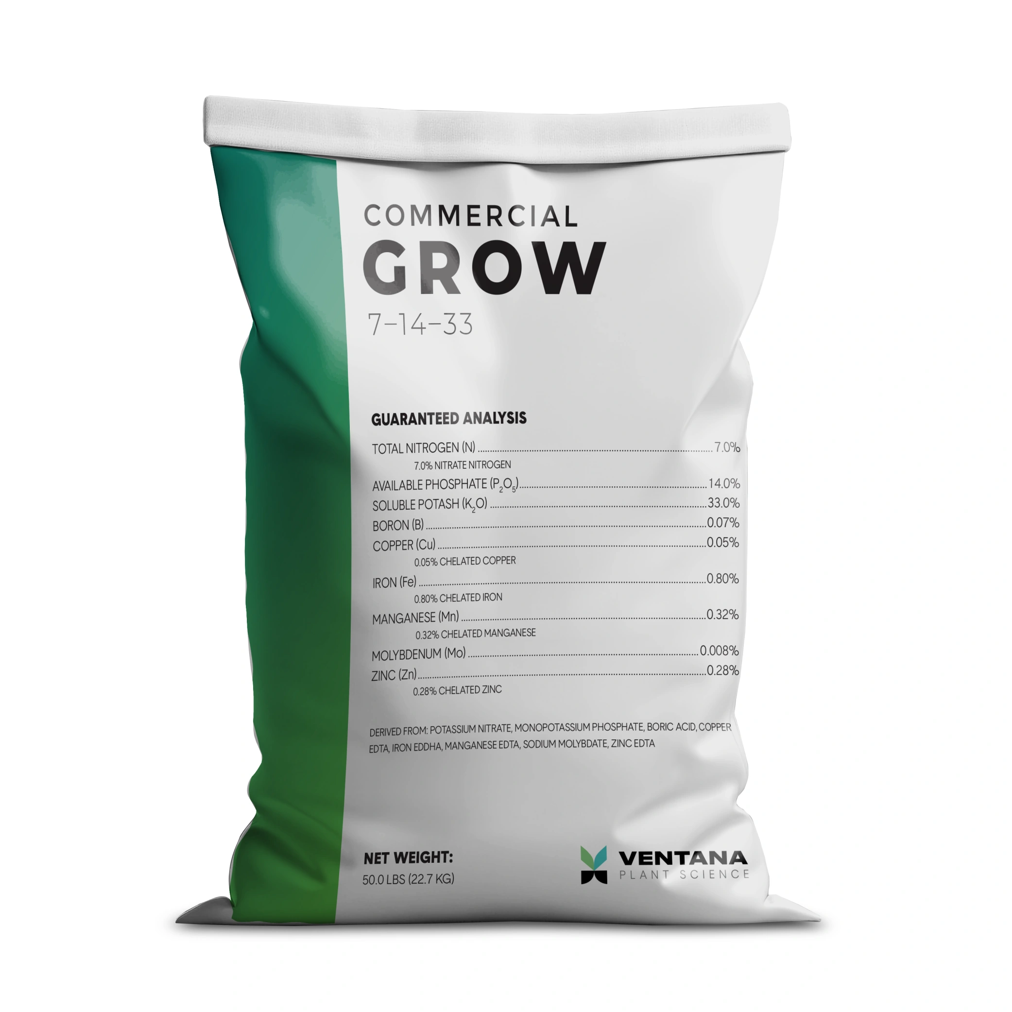 Ventana Plant Science Commercial Grow | 7-14-33 NPK — Vigorous Veg ...