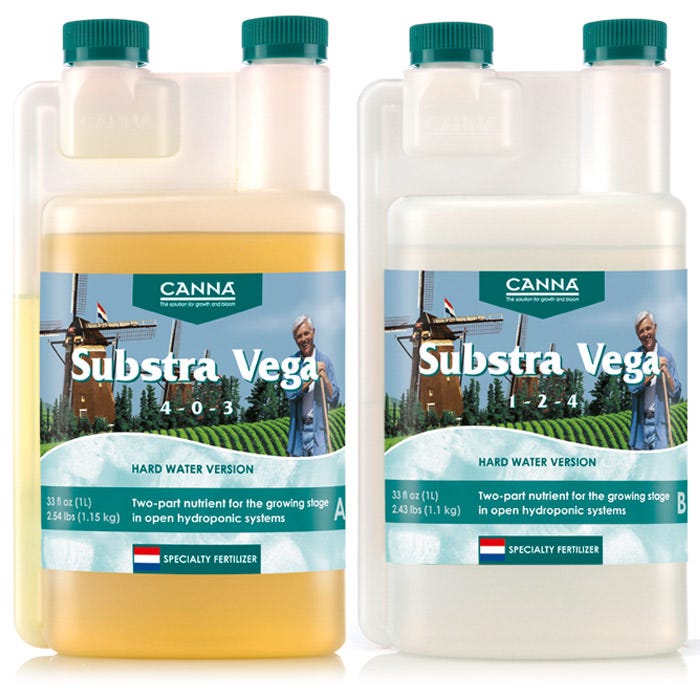 CANNA Substra Vega - Hard Water A & B direct from Growers House ...