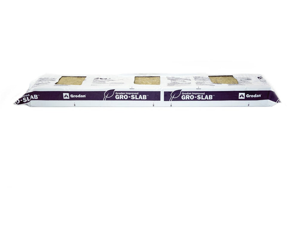 Grodan PARGRO Slab — 36x6x3 with 3 Pre-Cut Holes – GrowersHouse